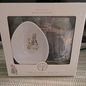 Pottery Barn Kids | Other | Pottery Barn Kids Nib Peter Rabbit Dinner ...